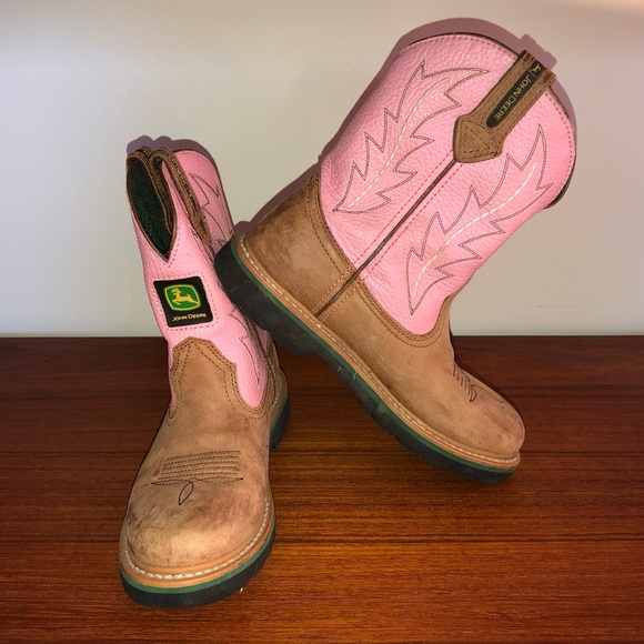 John Deere | Shoes | John Deere Pink Cowboy Boots | Poshmark